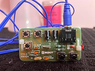 Amazon.com: 2 PCS DIY Radio Kit, Icstation FM Radio Kit 76MHZ-108MHZ ...