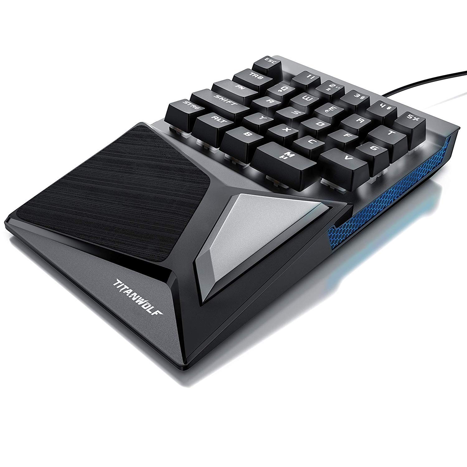 Buy TITANWOLF - Single Key Gaming Keyboard - 28 Keys - Mini Gaming ...