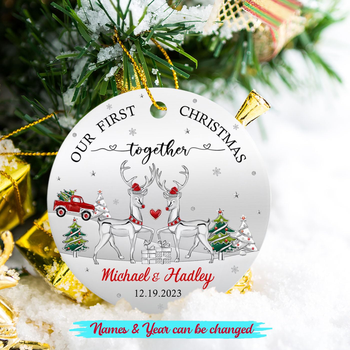 1st Christmas Together Ornament Our First Christmas Together Ornaments