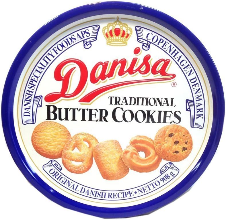 Amazon.com: Danish Farms Traditional Danish Style Butter Cookies in 12 ...