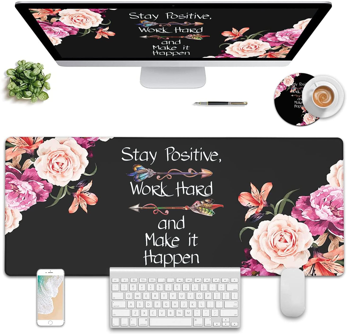 Amazon.com: Large Gaming Mouse Pad, Long Extended XL Ergonomic Mousepad ...