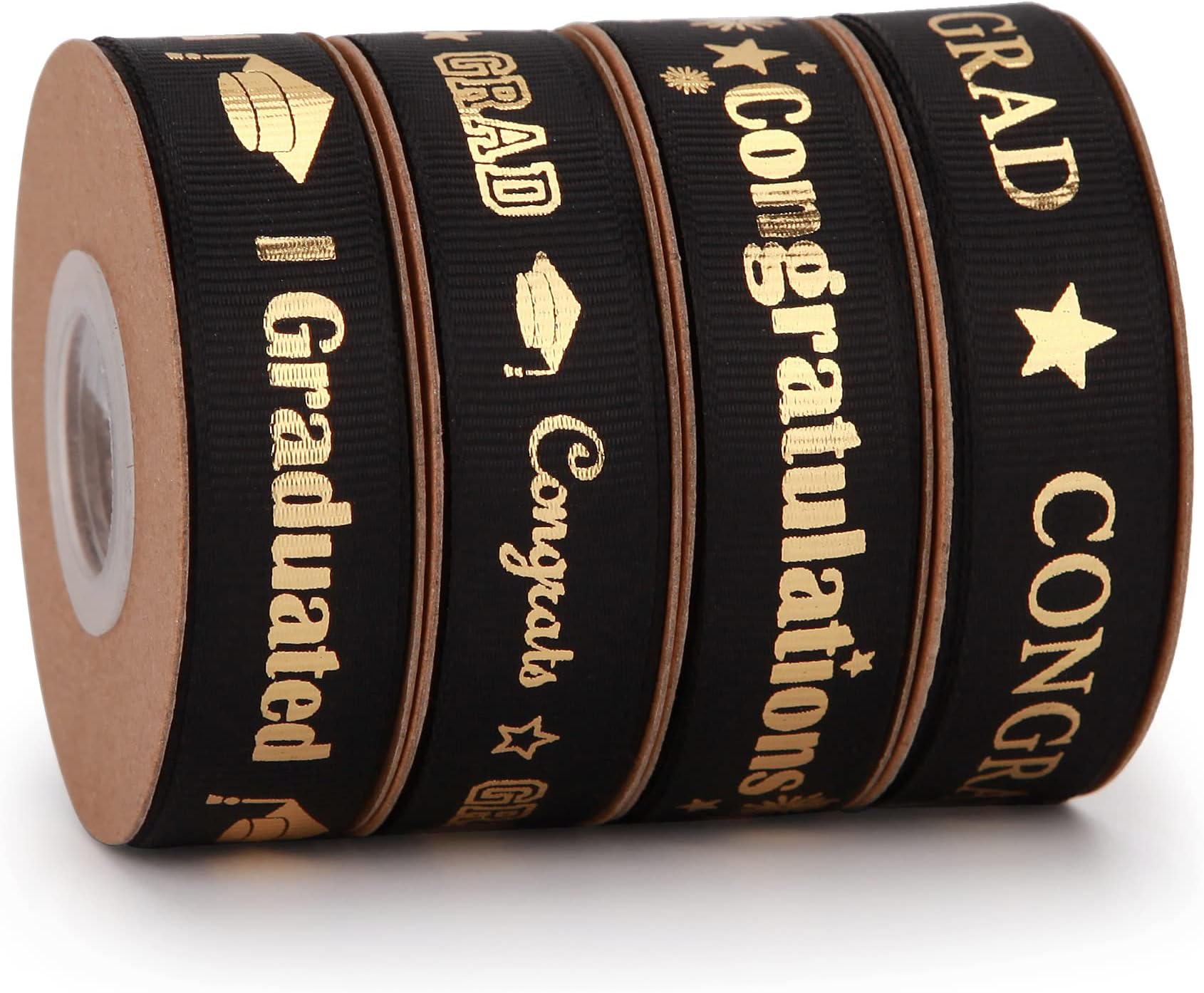 Amazon.com: Graduation Ribbon, Congrats Grad Satin Ribbon 3/8 Inches x ...