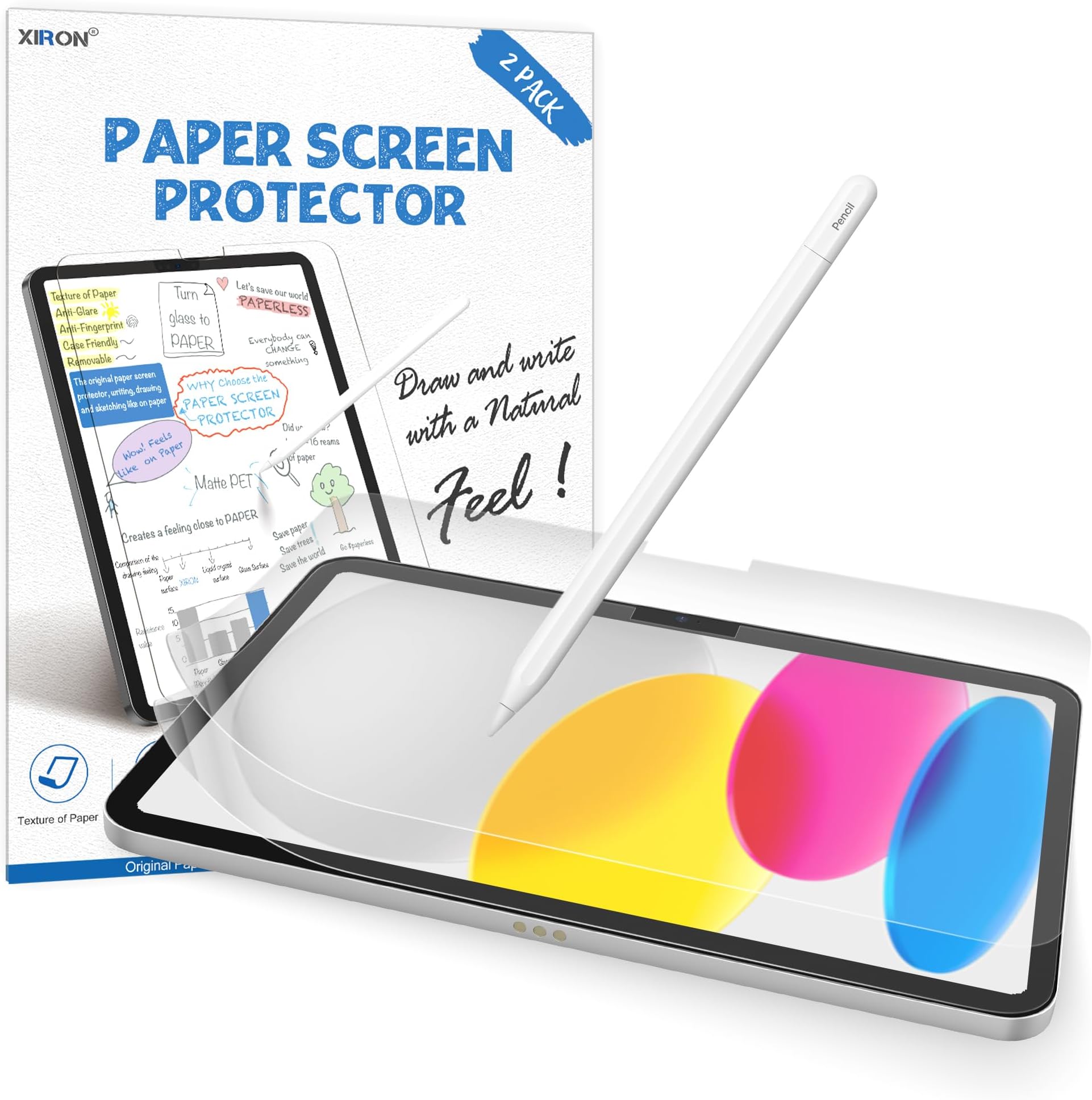 Amazon.com: magglass Paper Like Matte Screen Protector for iPad 10th ...