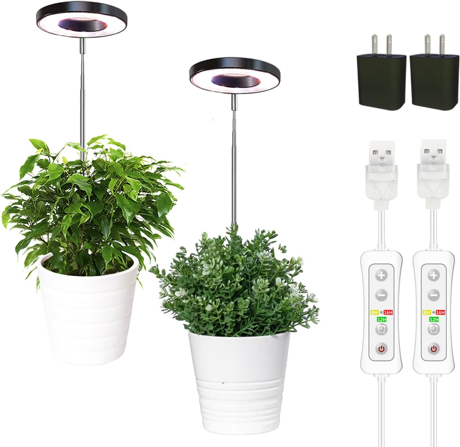 Amazon.com: Plant Grow Light,yadoker LED Growing Light Full Spectrum ...