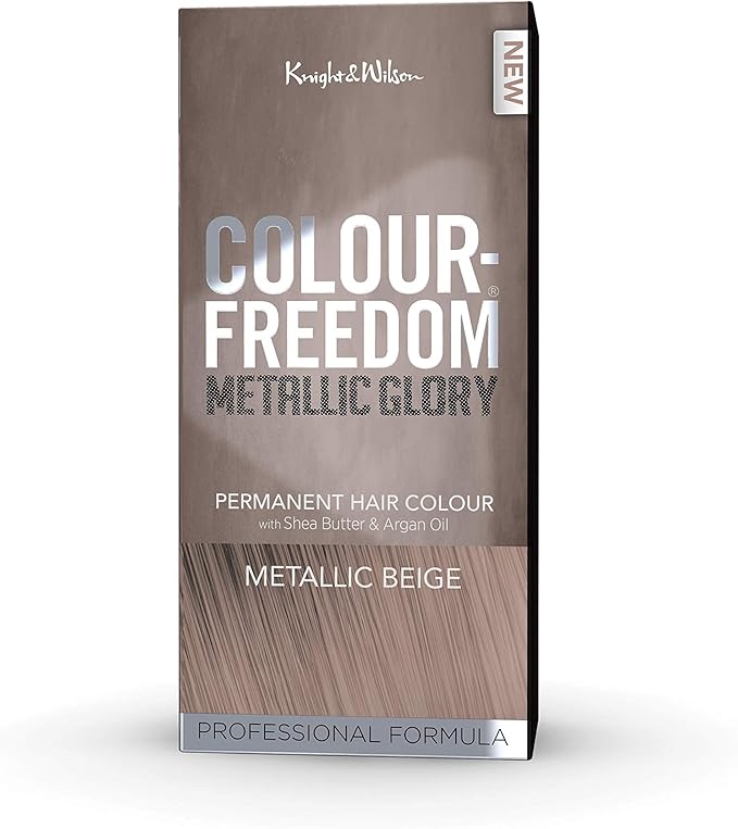 Colour Freedom Metallic Permanent Beige Conditioning Hair Dye. Infused ...