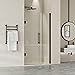 Findepot 38-42" W x 71" H Pivot Glass Shower Door, Pivot Shower Door with 1/4"(6mm) Clear Glass ...