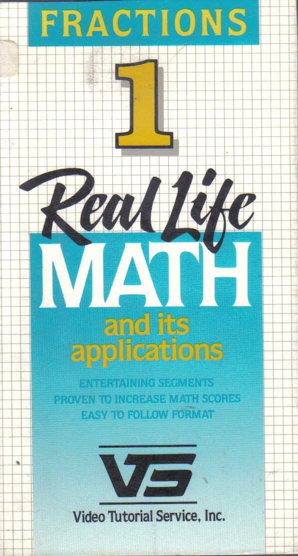 Amazon.com: Fractions 1; Real Life Math and it's Applications [VHS ...