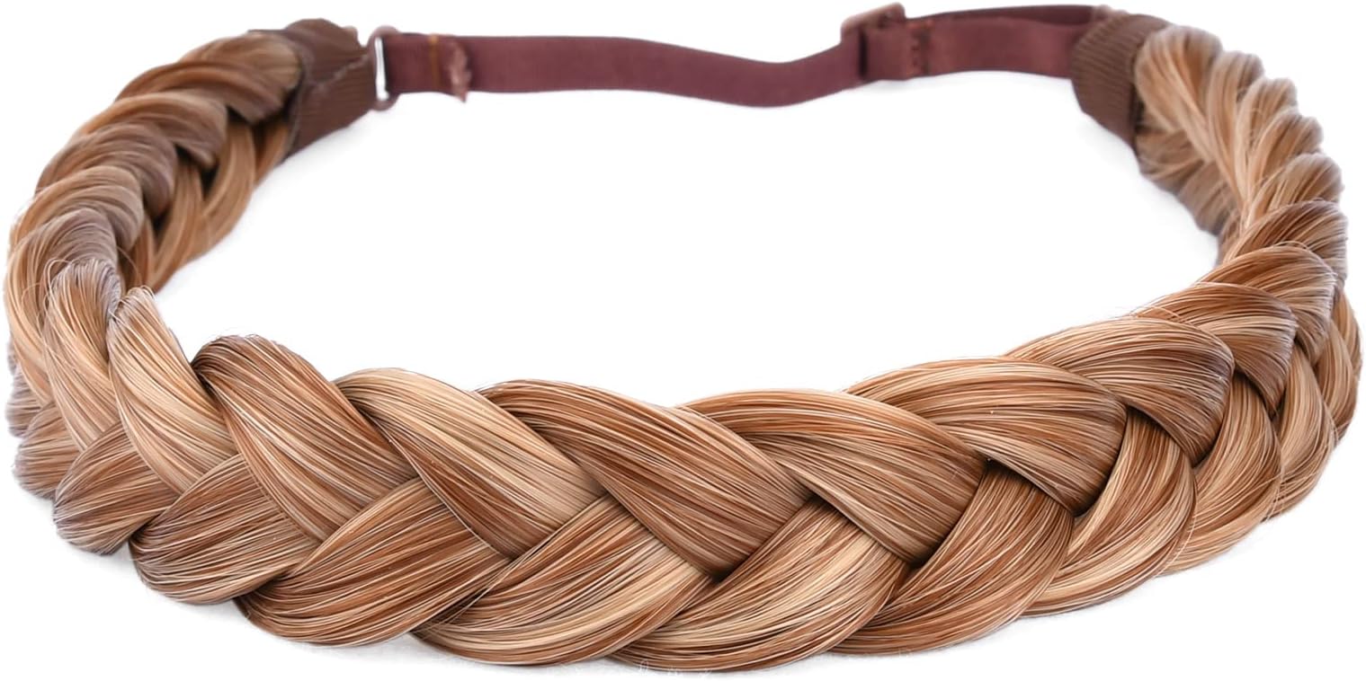 Amazon.com : DIGUAN Narrow Braids Width 0.4 inches Slender Braided ...