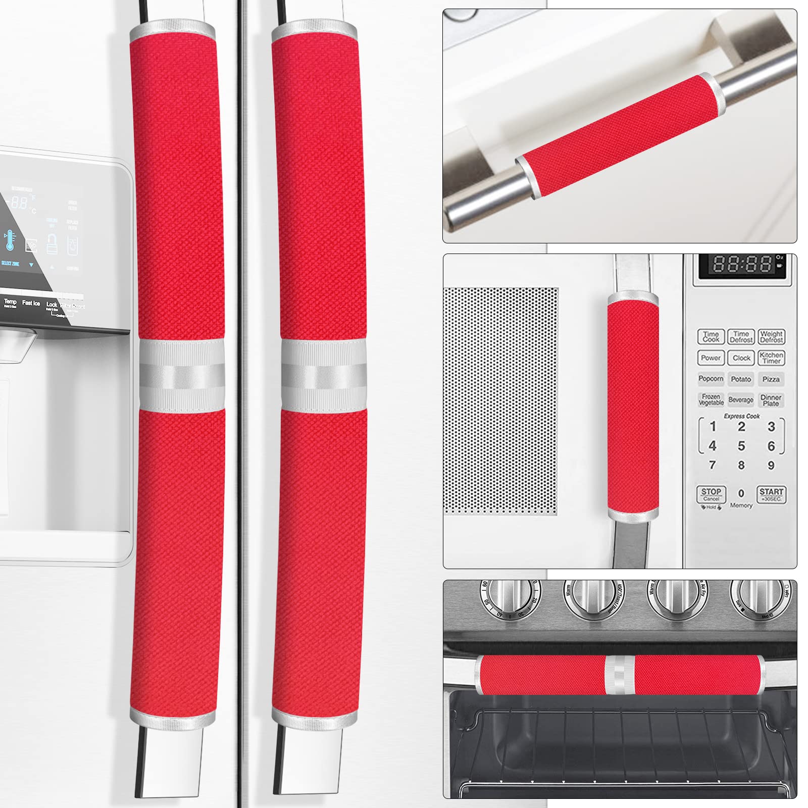 Amazon.com: Miss.Silk Refrigerator Handle Covers, 5 PCS, Keep Your ...