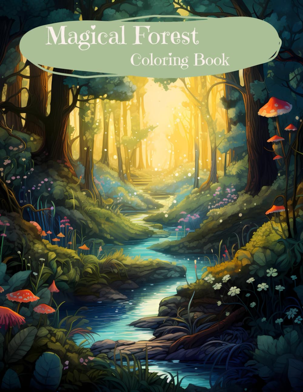 Amazon.com: The Magical Forest Coloring Book: Enchanting Forests and ...