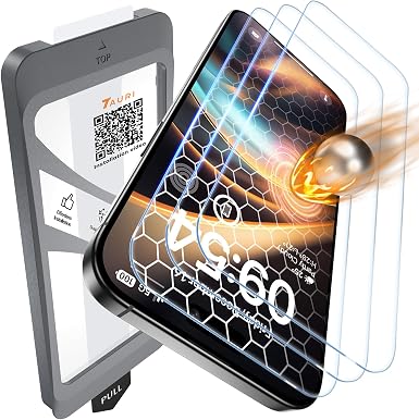 TAURI 3 Unidades Mica Completa Protector de Pantalla para iPhone 17 Pro ...
