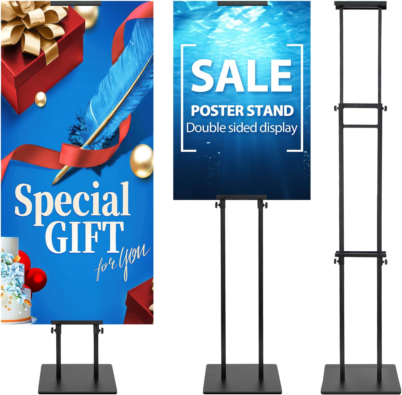 Amazon.com : Thyle 3 Pcs Poster Stand for Display Pedestal Sign Stand ...