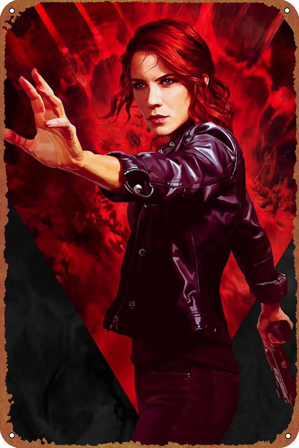 Amazon.com : Control Poster Video Game Tin Metal Sign Vintage Wall ...