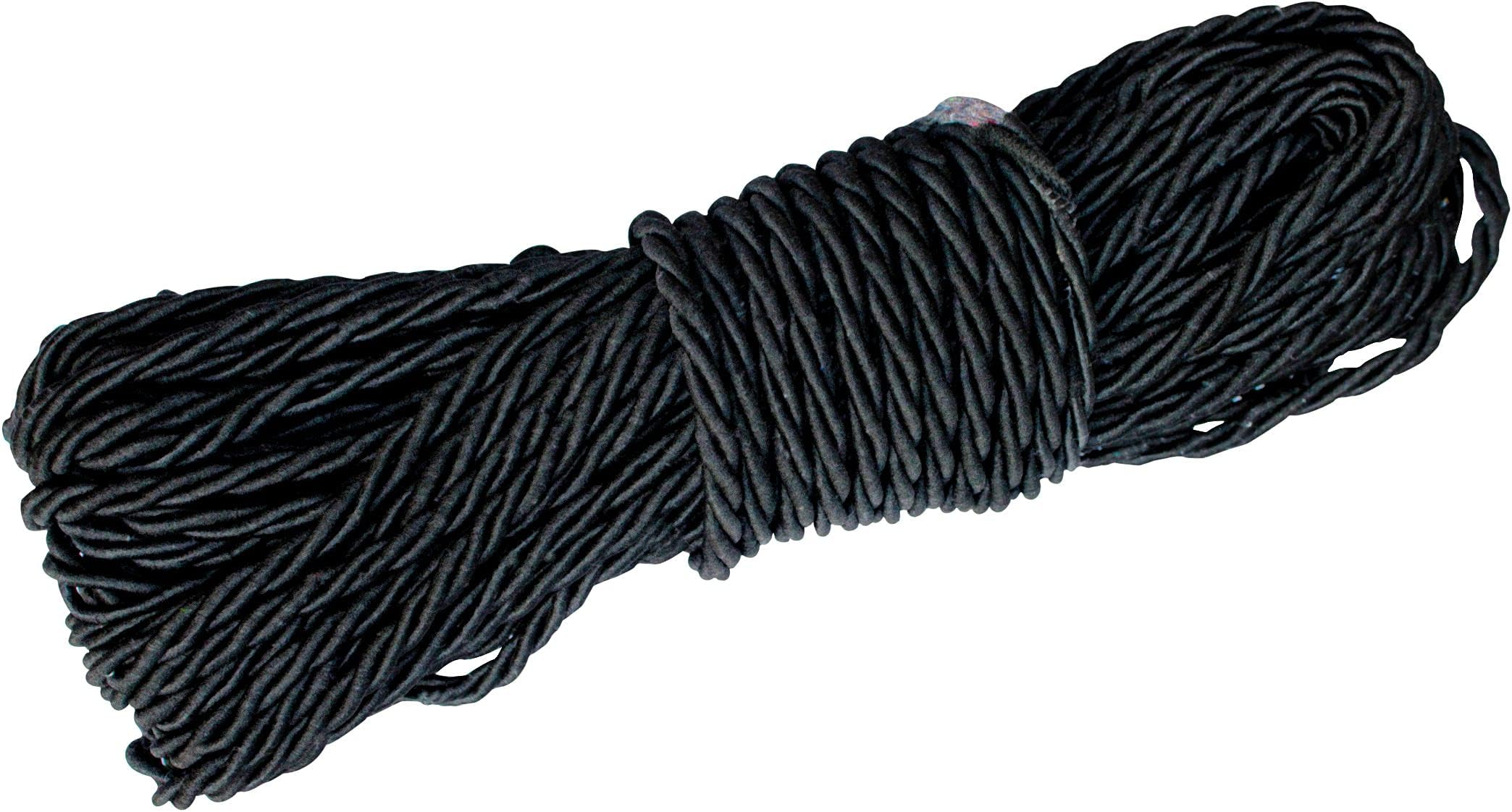 Leg Guard Rope Nylon 28 Meters Long & Heavy Black for Royal Enfield ...