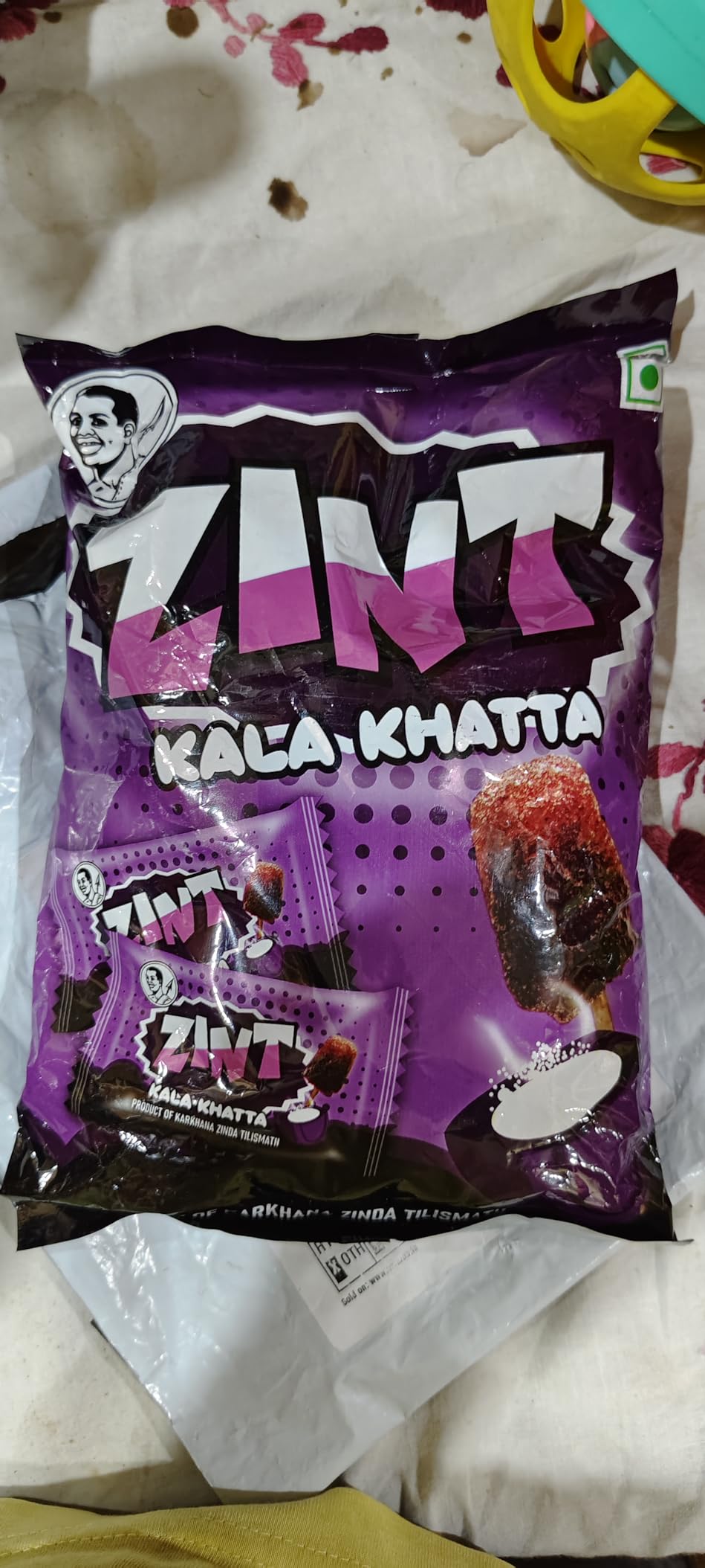 Zint Kala Khatta Churan Candy with Digestive Spices (100 Pieces)- Tangy ...