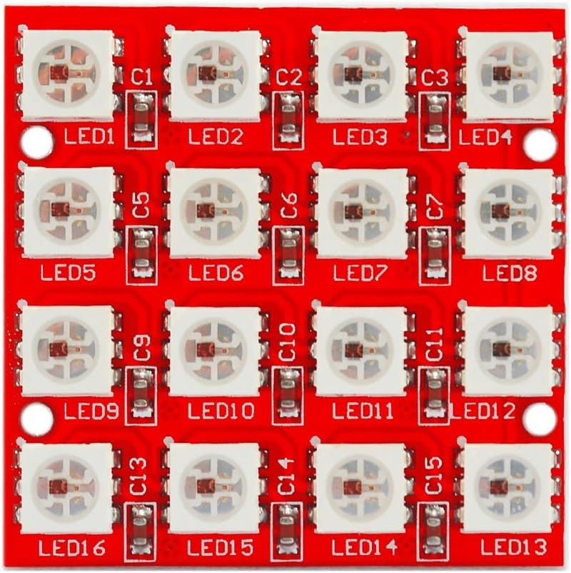 Next KEYES 2812-4 4-Bit LED Full Color RGB 16-Bit Color Light Module ...