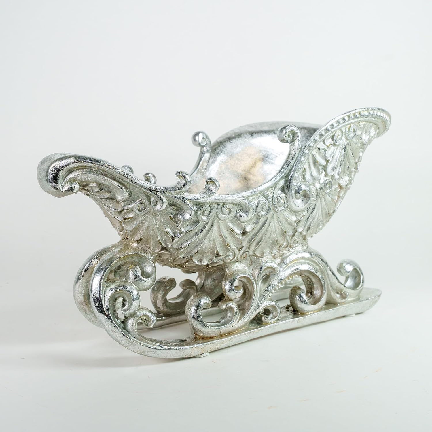 Amazon.com: Decorative Antiqued Sleigh with Scrollwork Runners, for ...