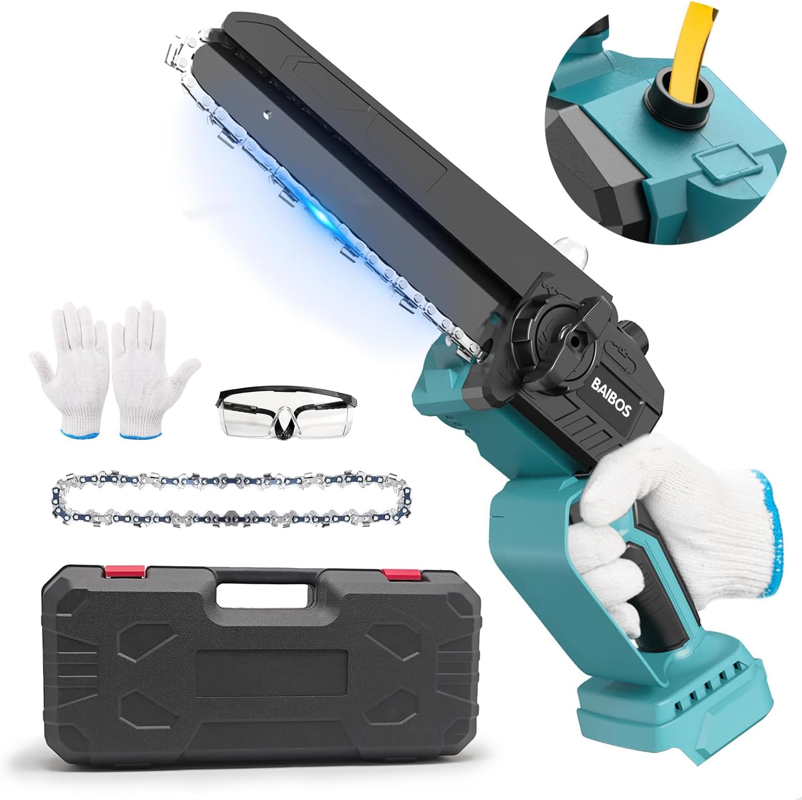 Amazon.com: Cordless Mini Chainsaw Compatible With Makita 18V Battery ...