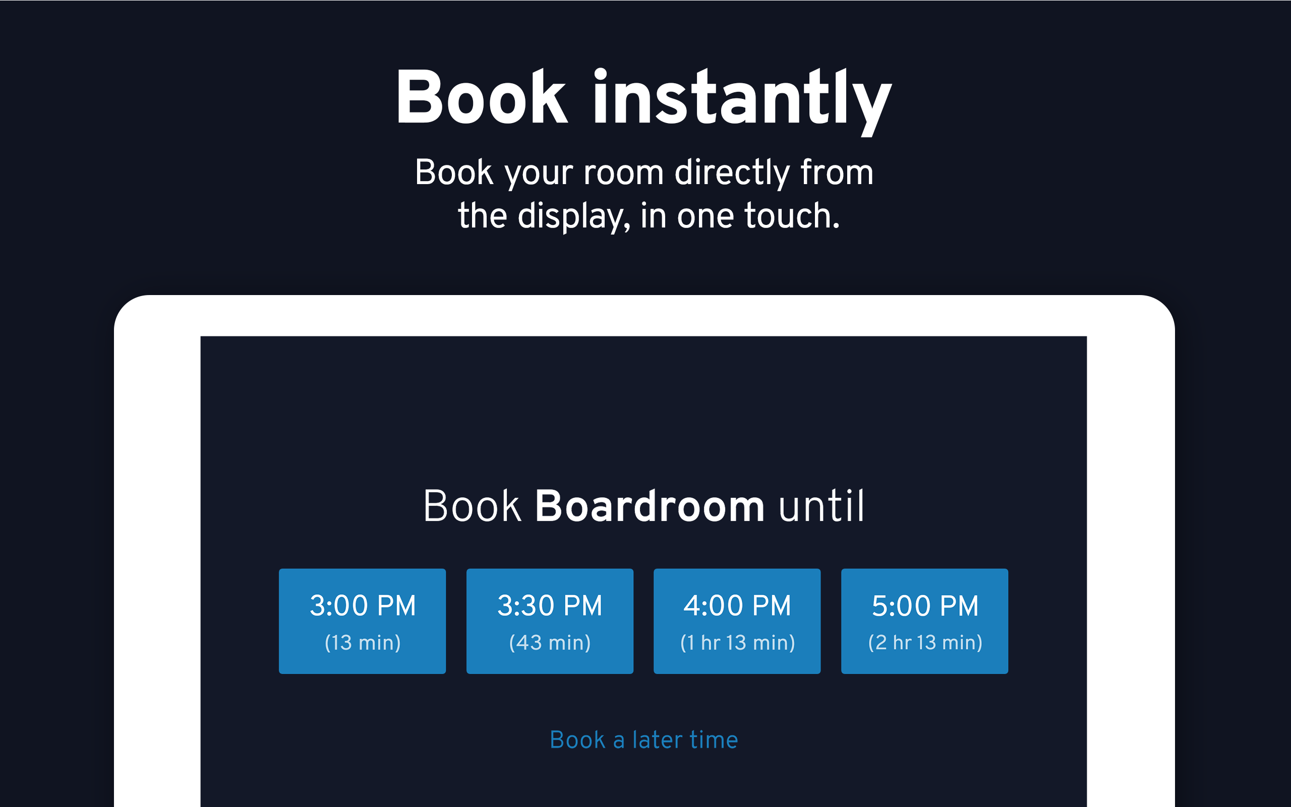 Dash - Meeting room display - App on Amazon Appstore