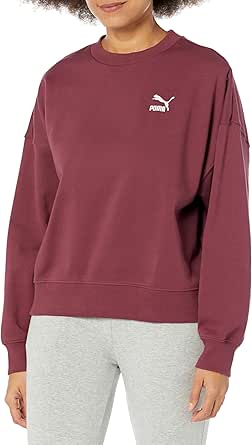 PUMA Women's Classics Oversized Crew Neck at Amazon Women’s Clothing store