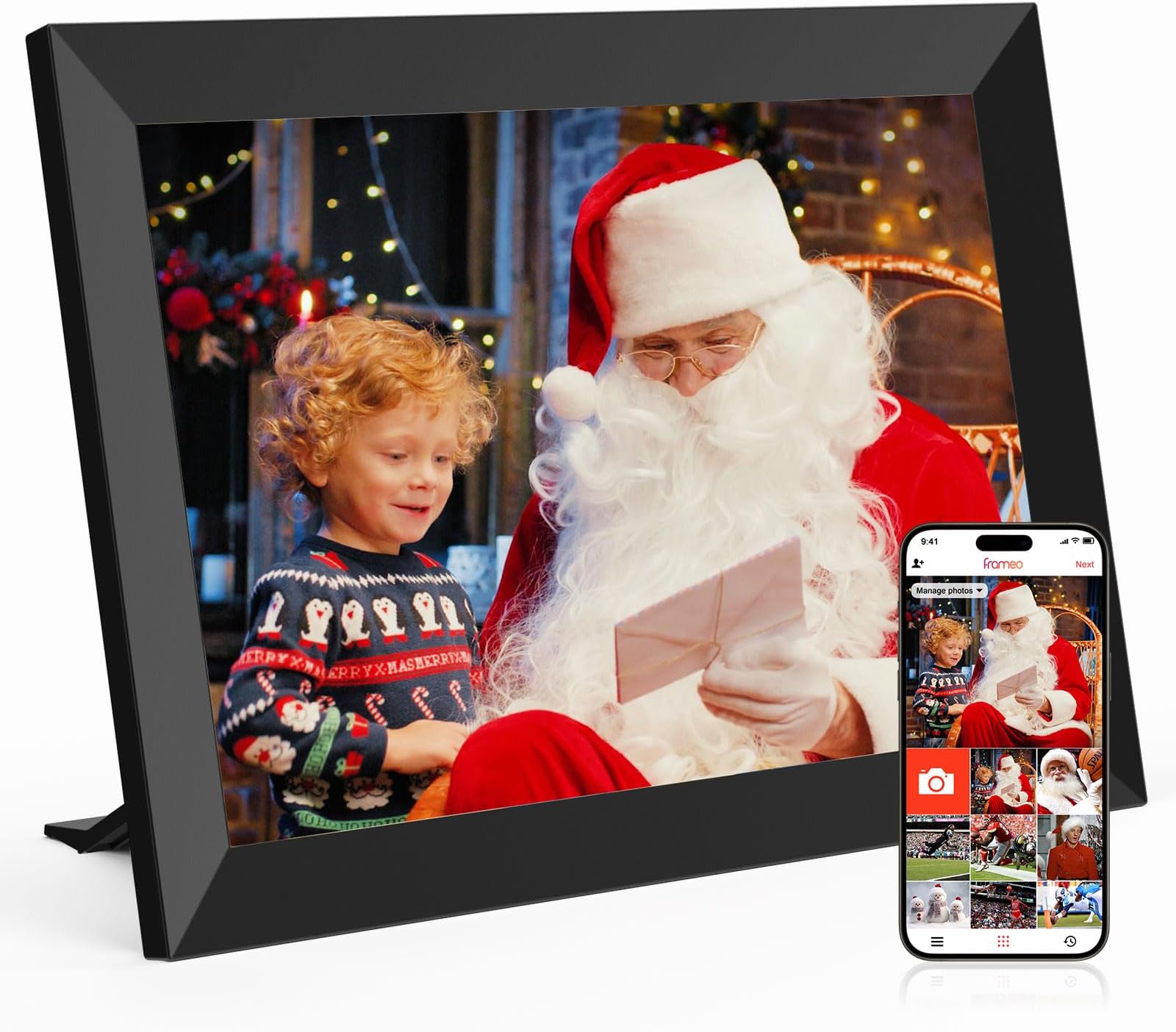 Amazon.com : 32 Inch Extra Large Digital-Picture-Frame - FHD IPS Dual ...