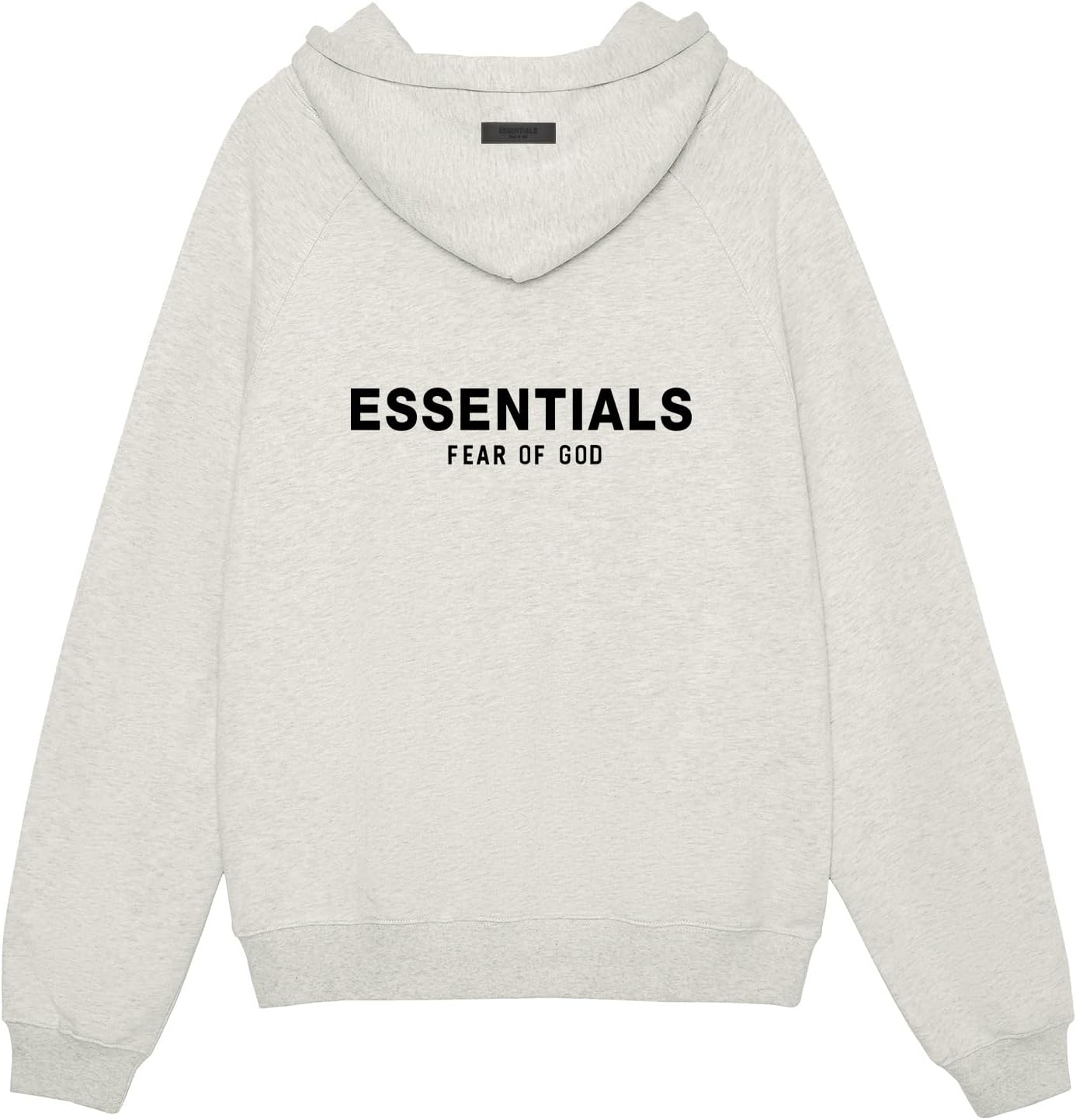 Hoojoot ESSENTIALS FEAR OF GOD Pullover Hoodie Sweatshirt Light Oatmeal ...