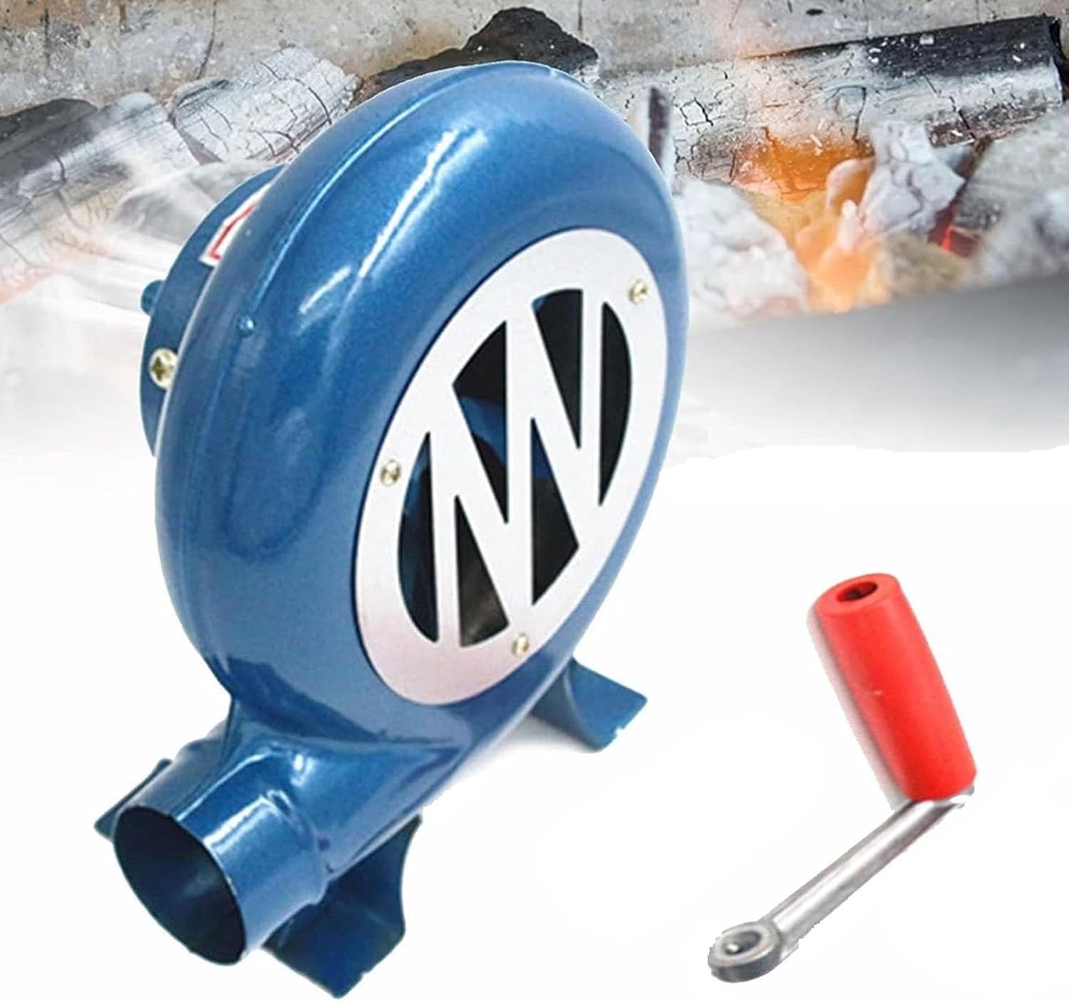 Amazon.com: Portable Hand Crank Blacksmith Forge Blower - Iron Gear ...