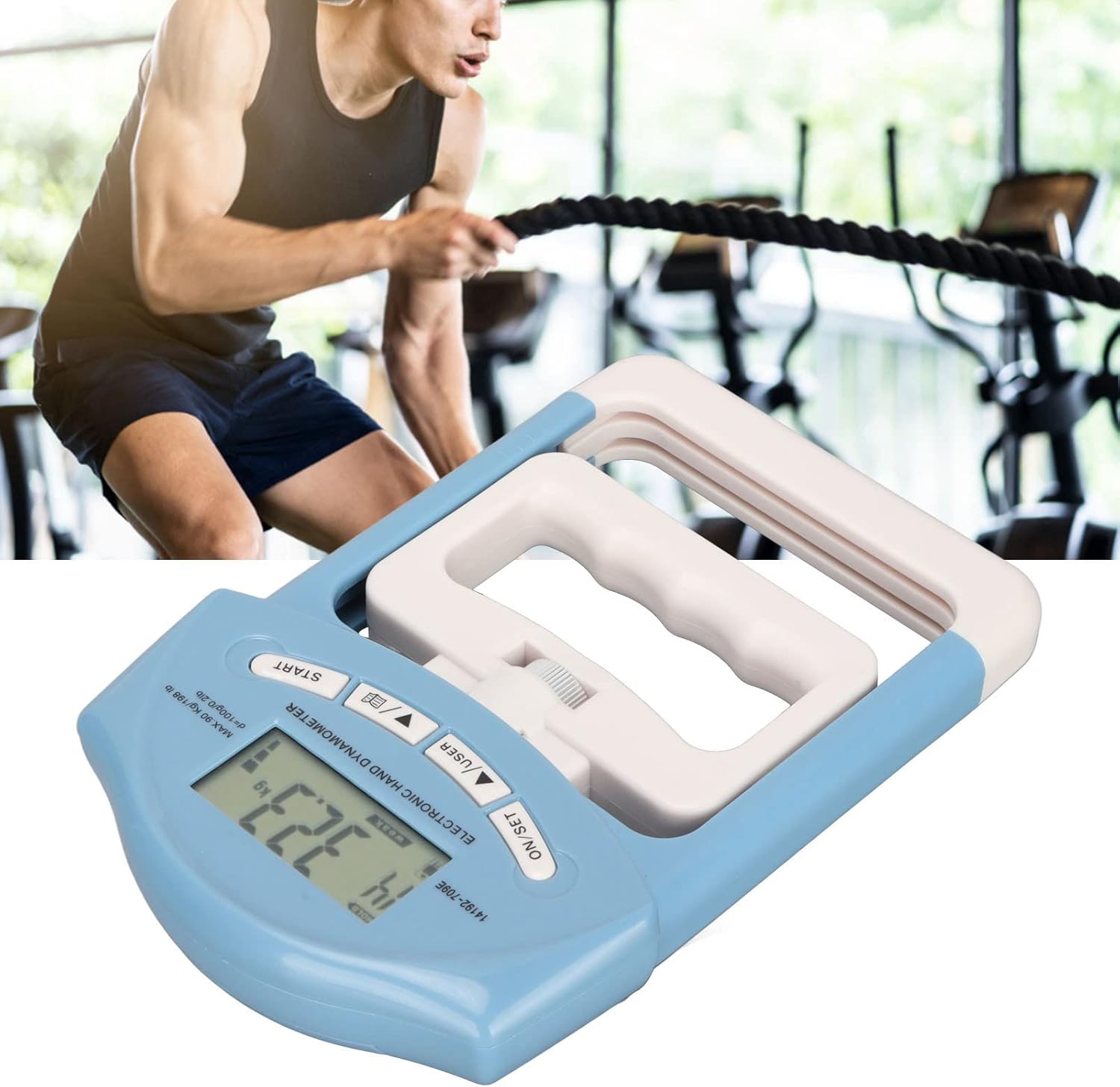 Dynamomètre Numérique à Main, Dynamomètre à Poignée Réglable Fitness ...