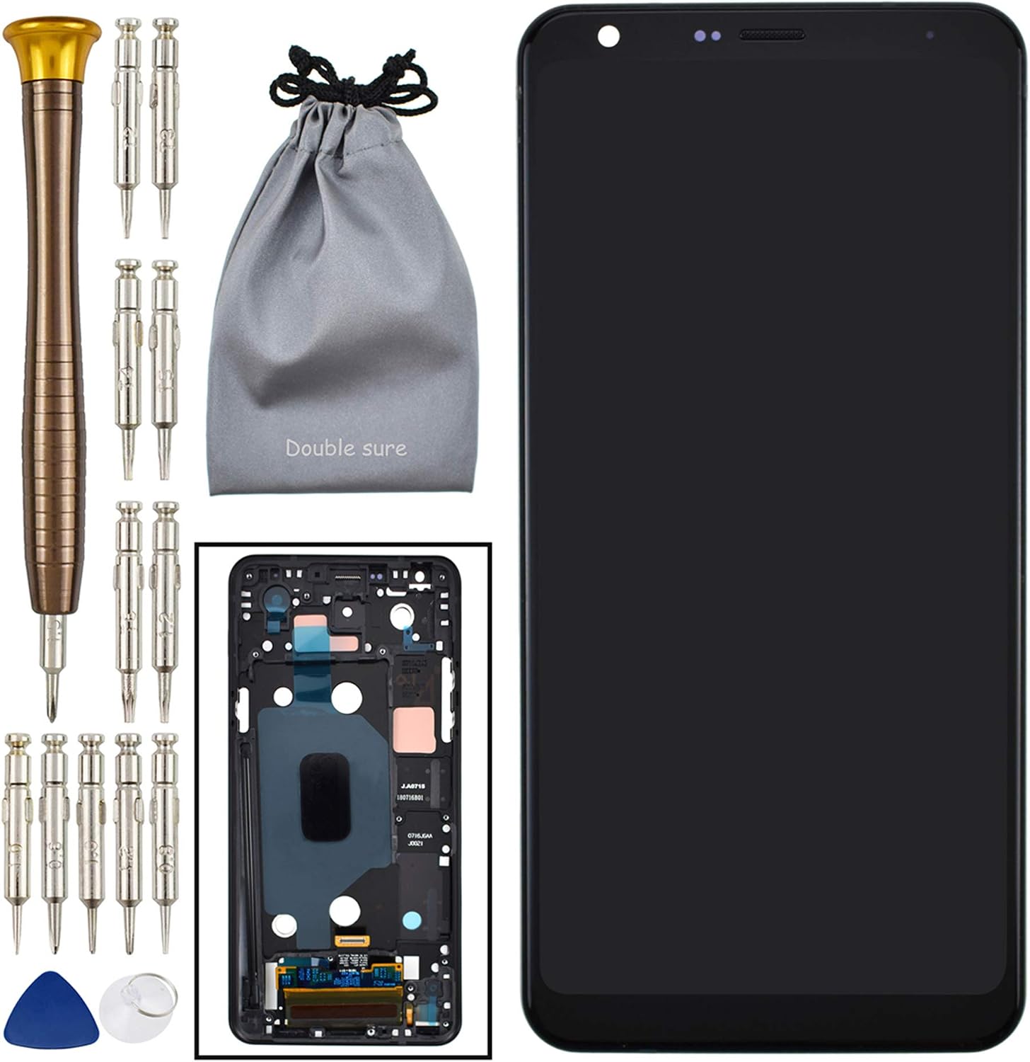 Amazon.com: LCD Touch Digitizer Display Screen with Frame Replacement ...
