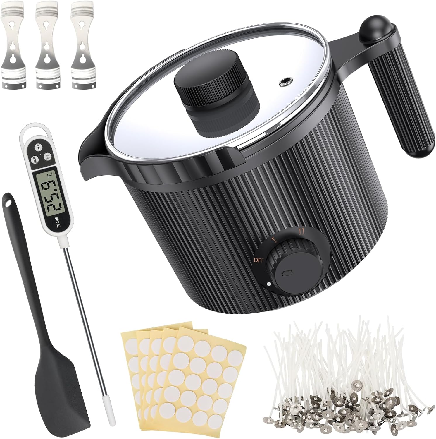 Amazon.com: venpow Candle Wax Melter with Pour Spout, Candle Making Kit ...