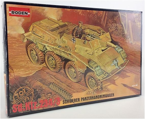 Amazon.com: Roden SD.KFZ. 234/3 Military Armored Car Model Kit : Toys ...