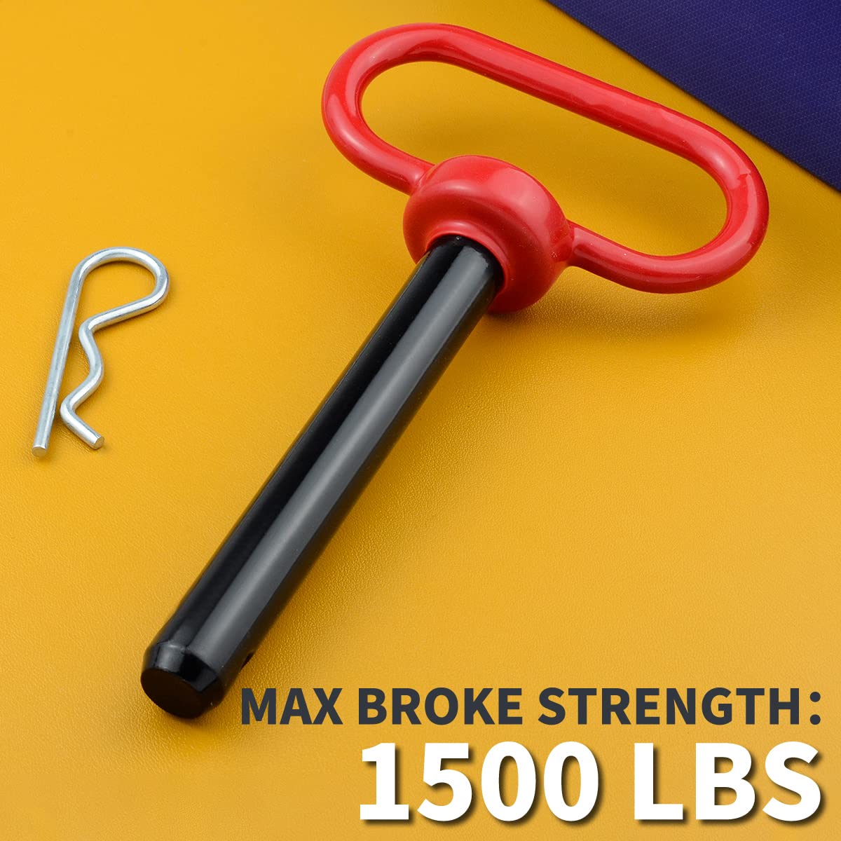 Snapklik.com : Jamiikury Trailer Hitch Pin, 5/8 X 4 Inch Tractor Hitch Pin