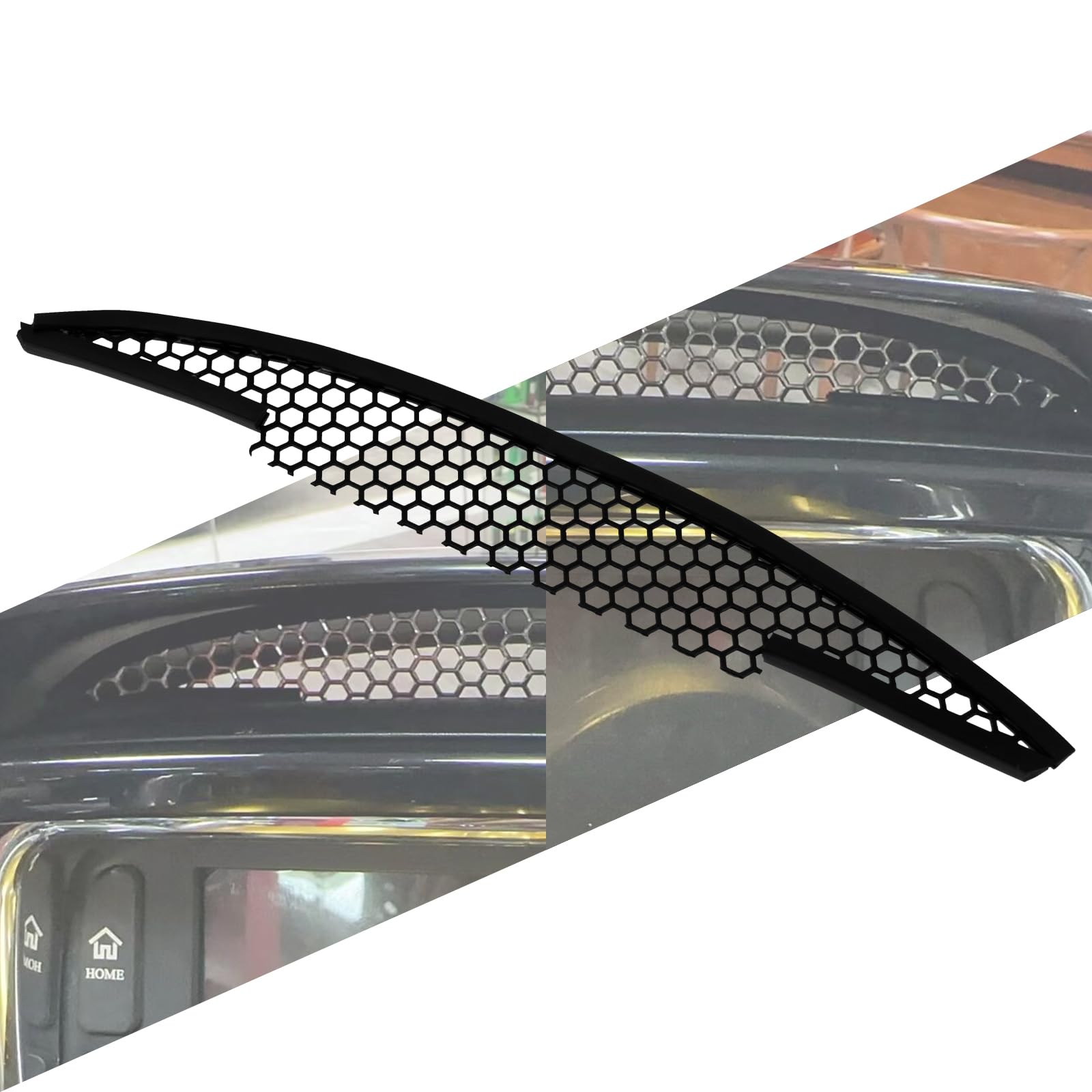 HCmotorku Motorcycle Mesh Fairing Grill Top Vent Grille Screen Fit for Harley Road Glide Custom ...
