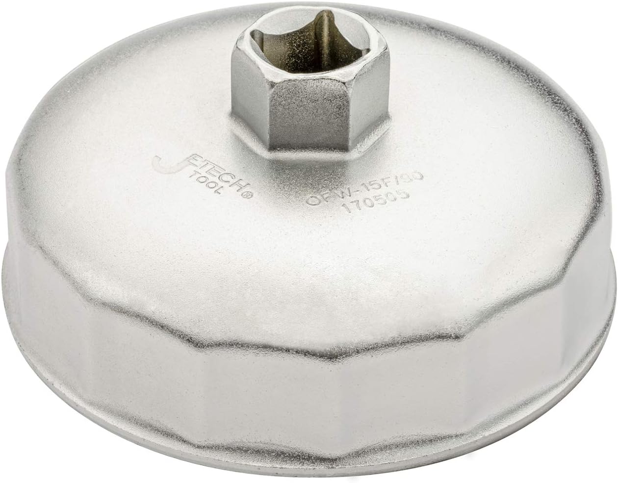 Amazon.com: Jetech Oil Filter Cap Wrench 65mm x 14 Flute, Cartridge ...