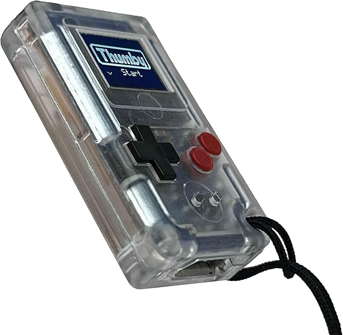 Amazon.com: TinyCircuits Thumby (2 Pack Gray & Clear Plus Link Cable ...