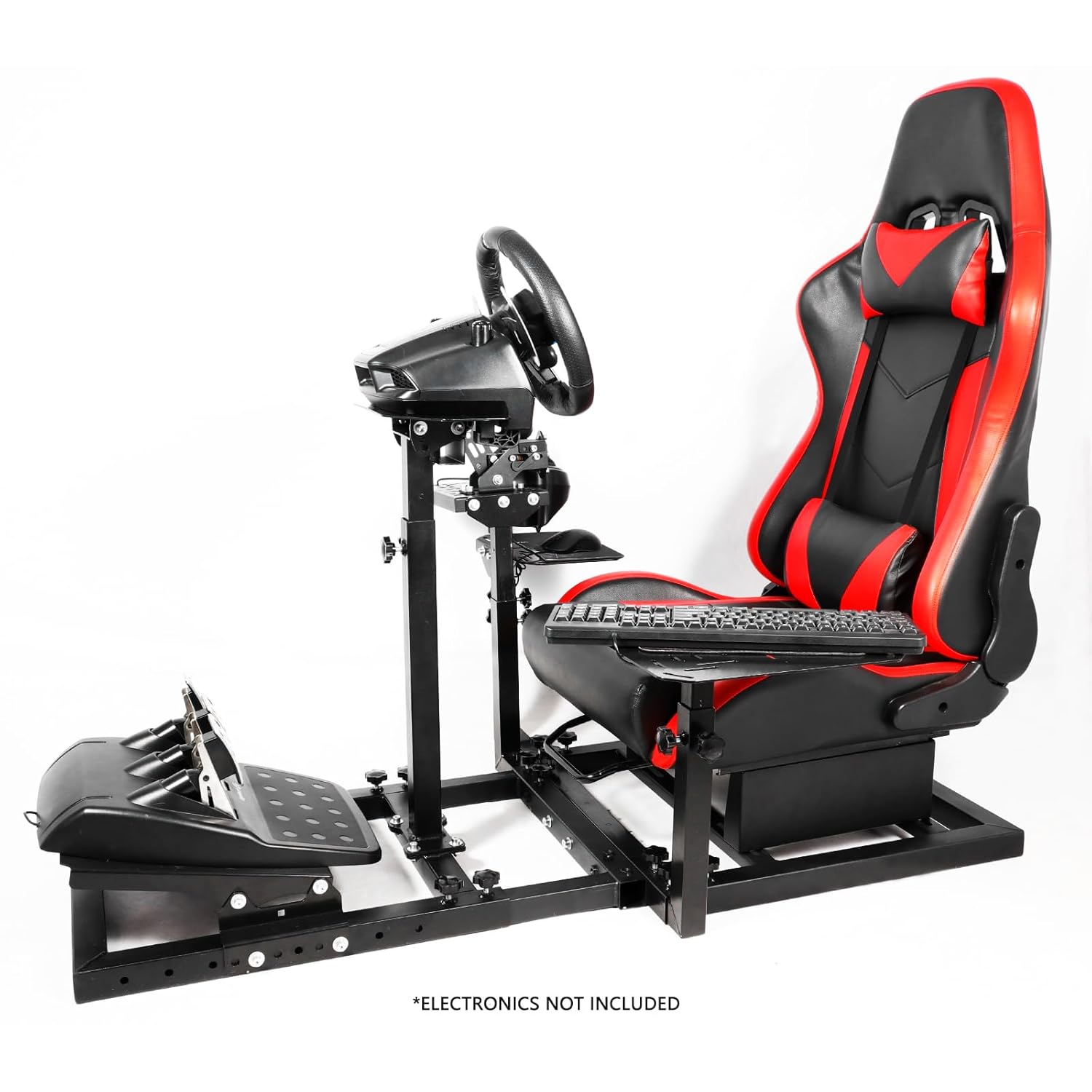 Amazon.com: Marada Universal Flight Simulation Cockpit with Red Seat ...