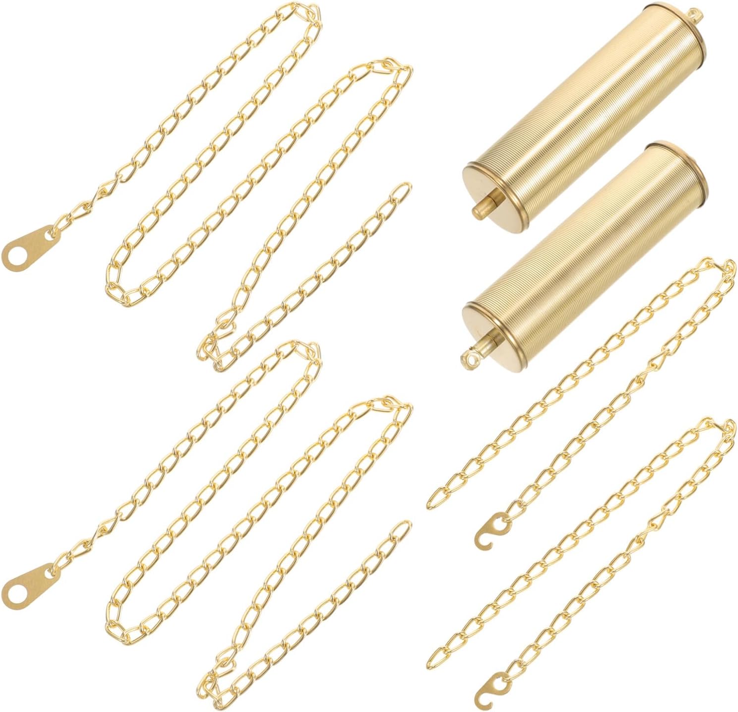 Amazon.com: Housoutil Cuckoo Clock Weight Set Golden Metal Cuckoo Clock ...