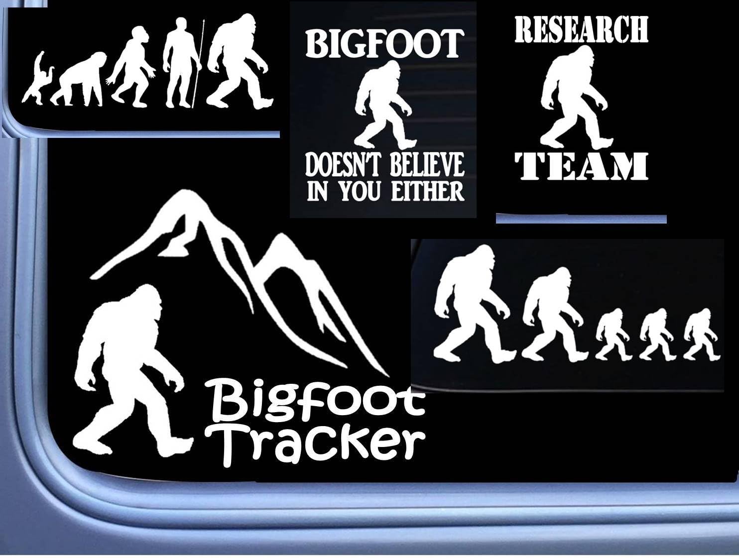 Amazon.com: EZ-STIK Value Pack Bigfoot Decals M145 Sticker Sasquatch ...