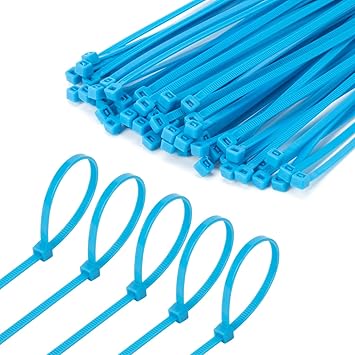 Amazon.com: Armpow 6 Inch Blue Zip Tie 1000 PCS, 18 Lbs - Small to ...