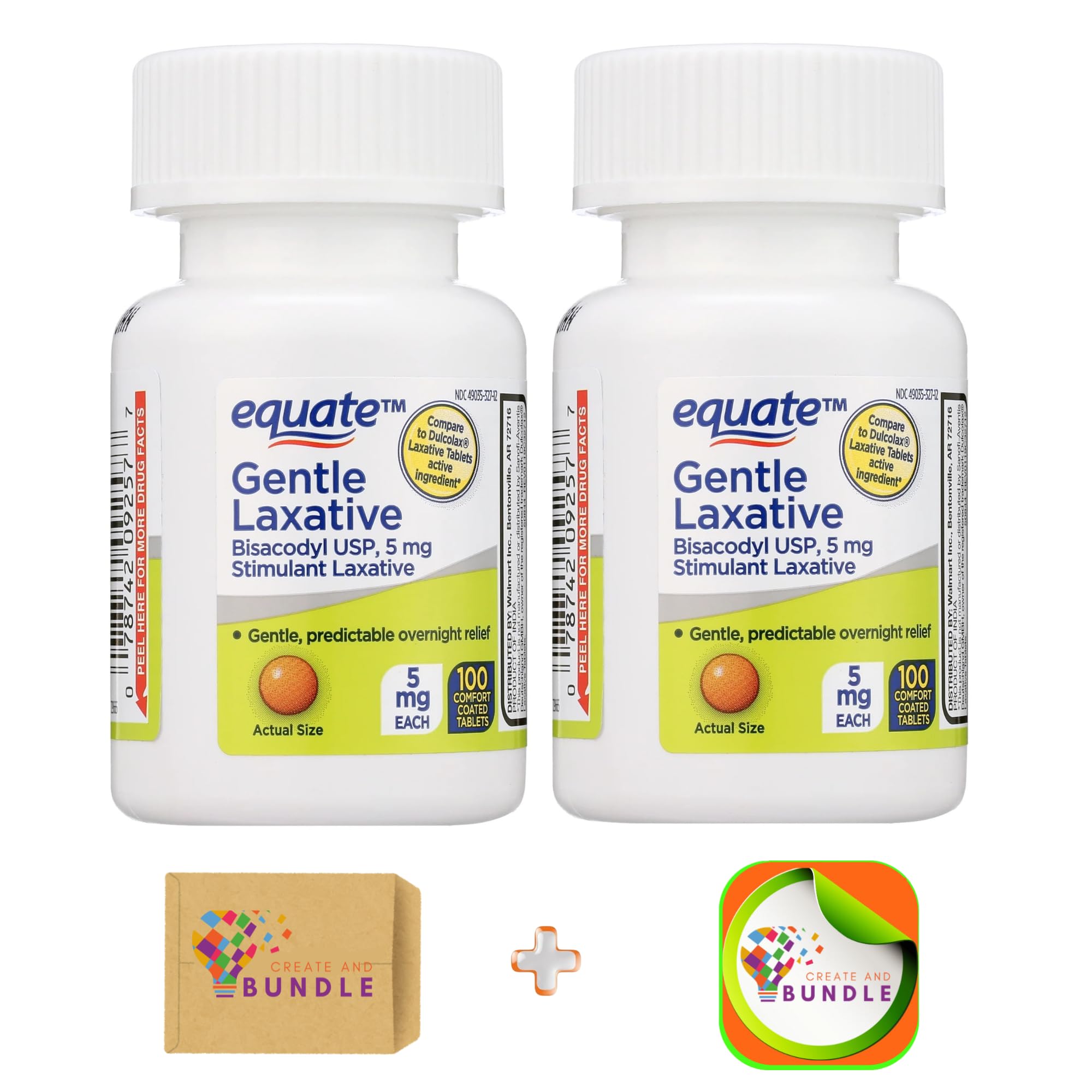 Amazon.com: Equate Bisacodyl Gentle Laxative Tablets for Adult ...