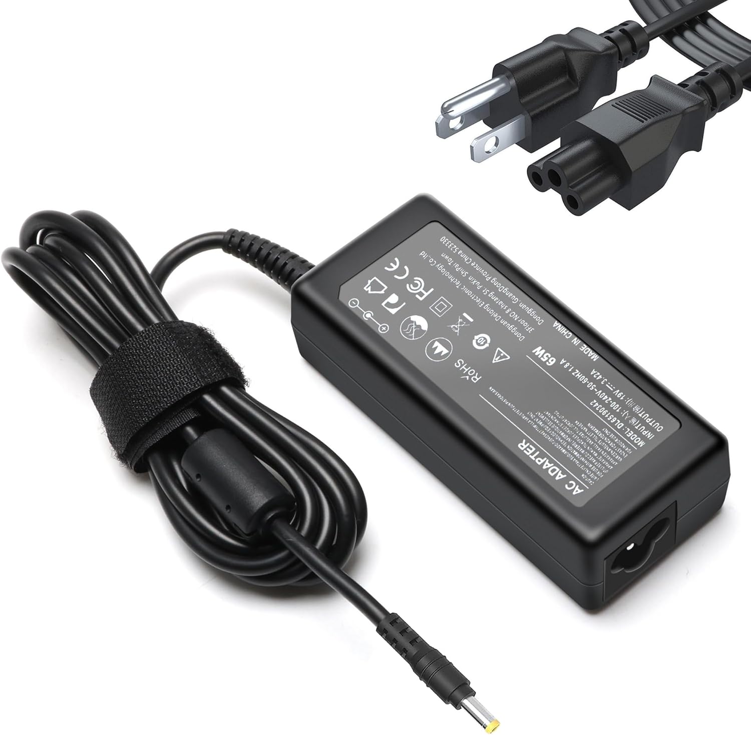 Amazon.com: RUIQIU 65W 45W Laptop Charger Compatible with Acer Aspire E ...