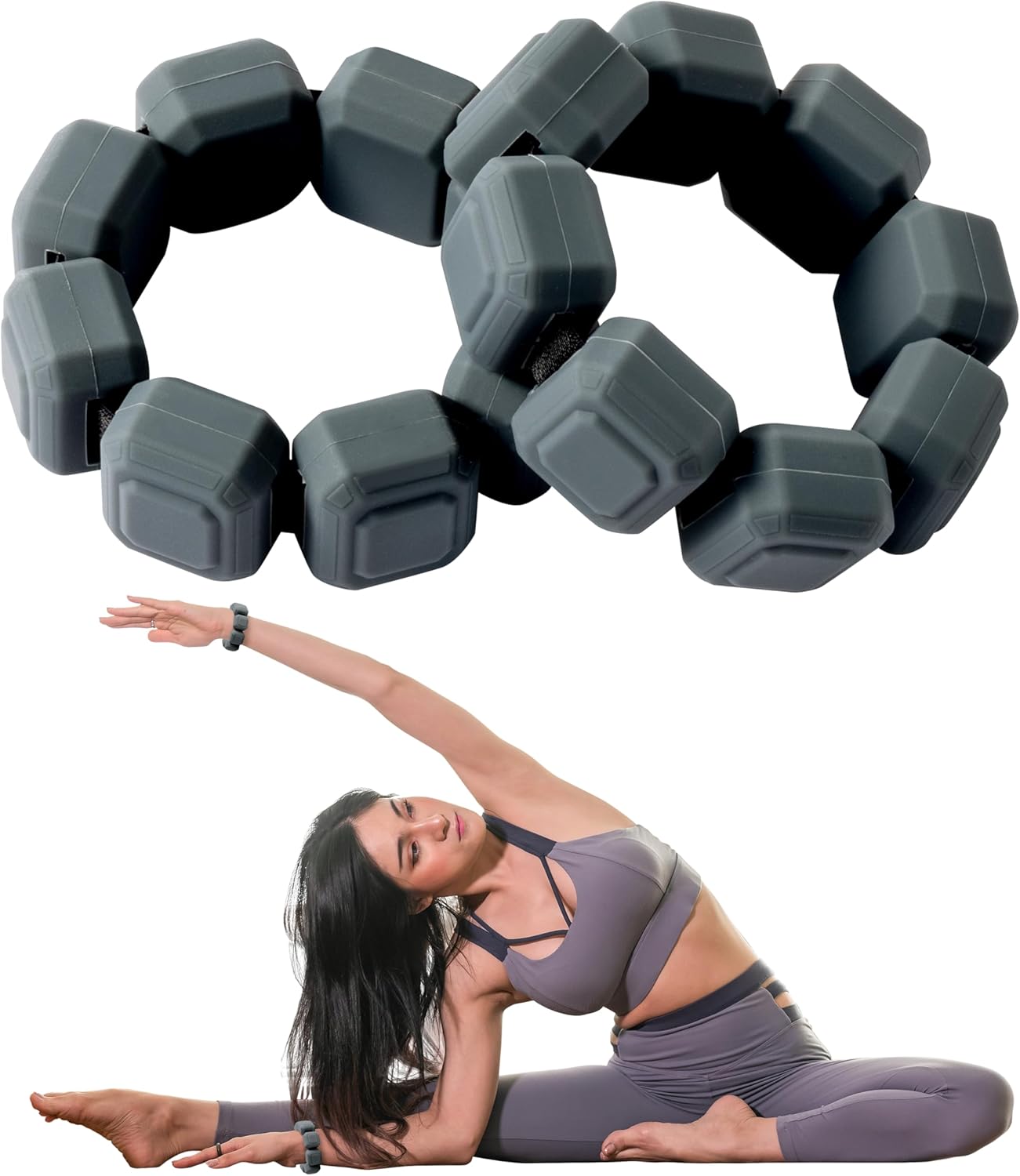 GQIRIL Wrist Ankle Weights for Women - Set of 2 (0.33 lb Each) Wearable ...