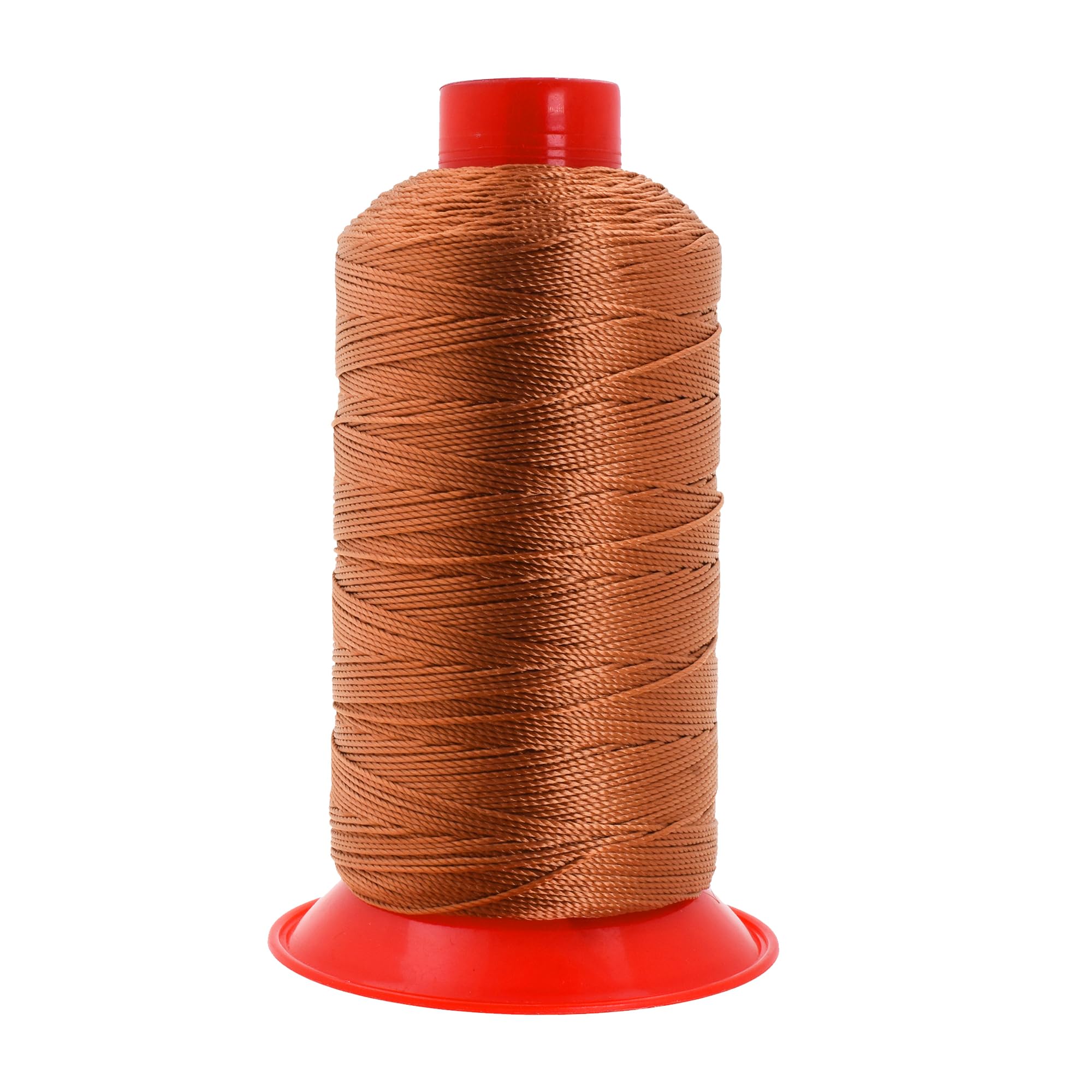 Amazon.com: Mandala Crafts Bonded Nylon Thread Bourbon Brown Heavy Duty ...