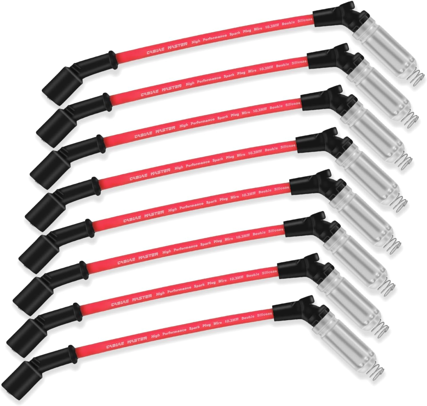 Amazon.com: Cable Master High Performance 10.2MM Spark Plug Wires Fits ...