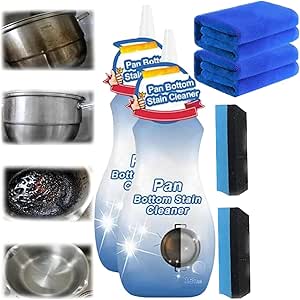 Pan Bottom Stain Cleaner, Pot Cleaner For Bottom Of Pans, Household ...