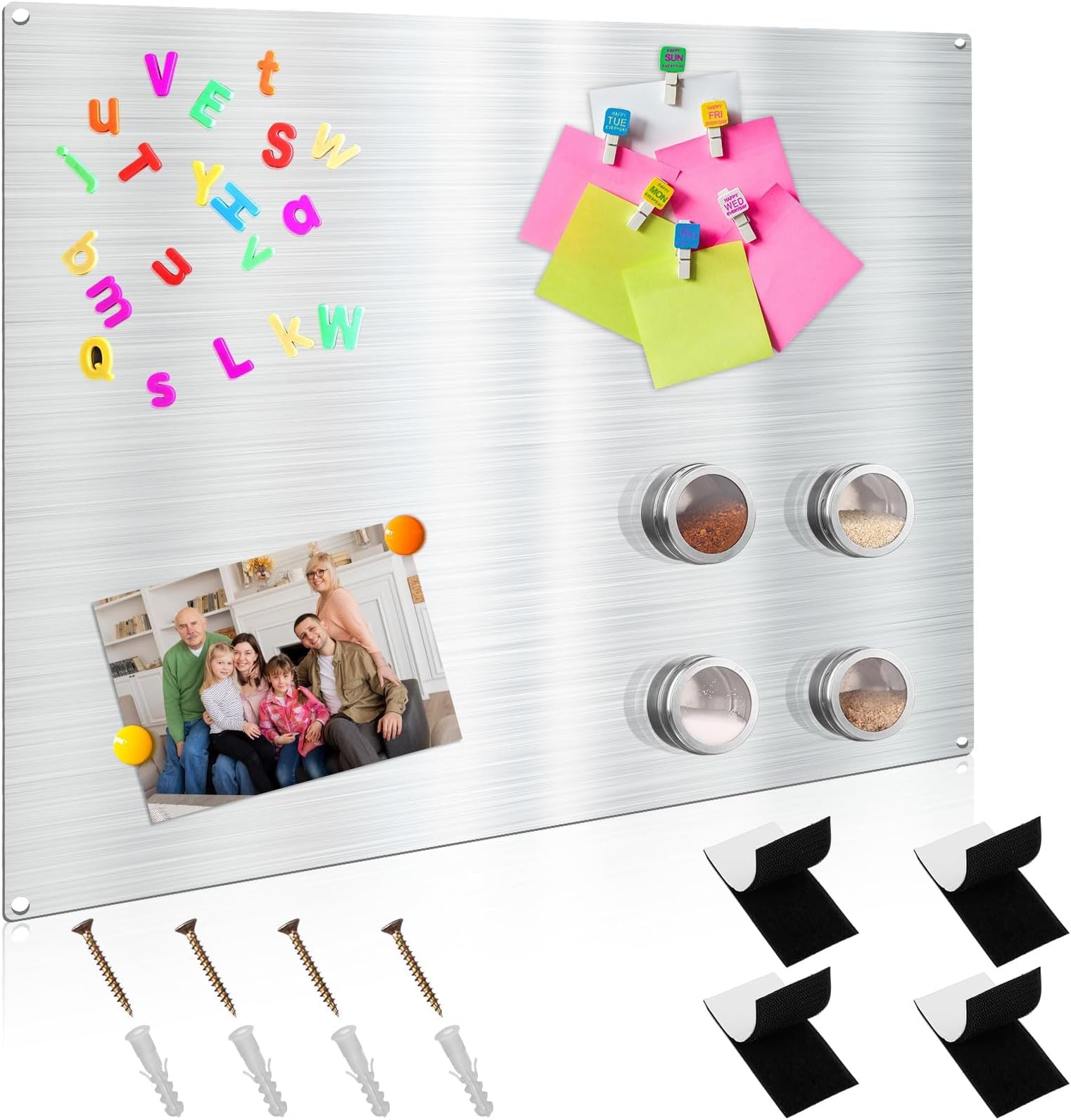 1 Set Magnet Bulletin Board 16in x 12in Display Magnetic Board for Wall ...