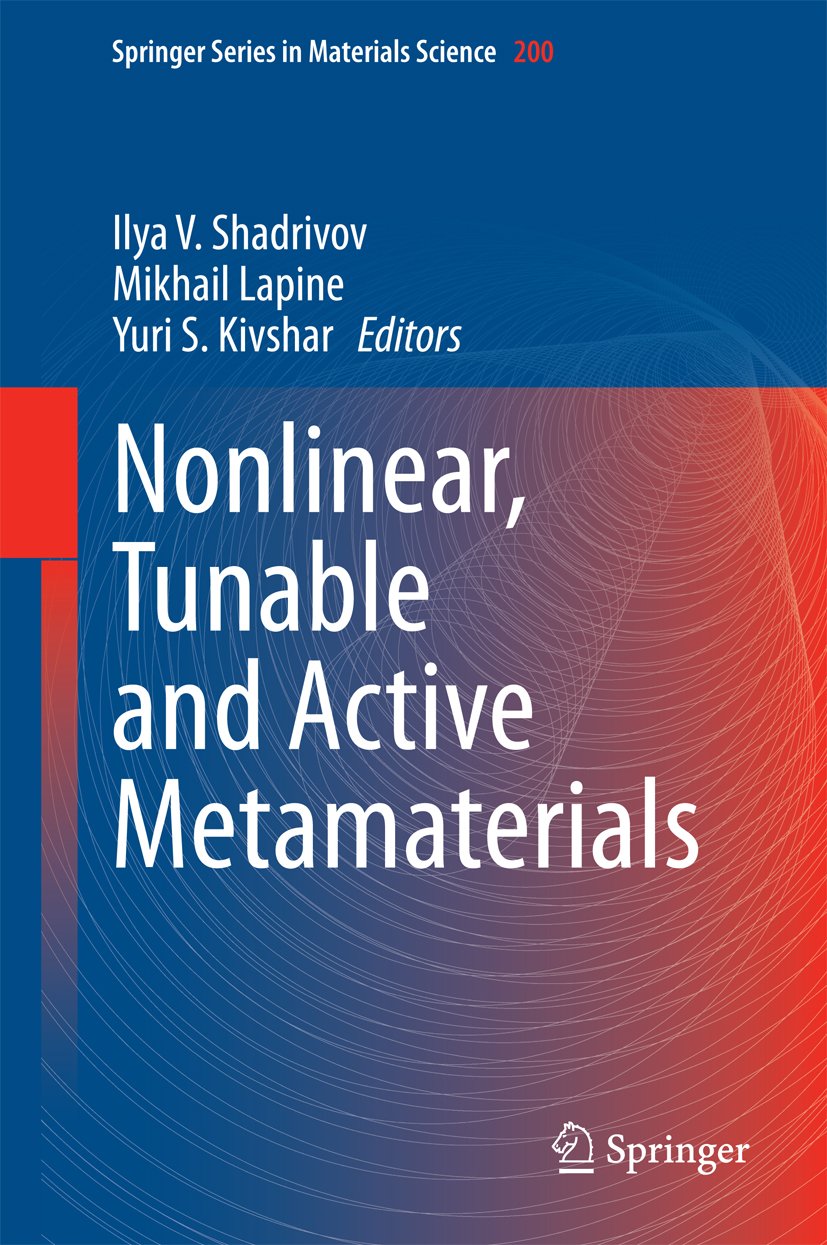 Amazon.com: Nonlinear, Tunable and Active Metamaterials (Springer ...
