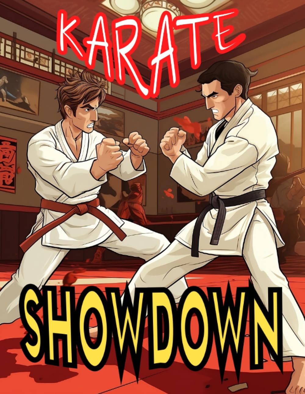 Amazon.com: Karate Showdown: Cartoon martial arts coloring book for ...