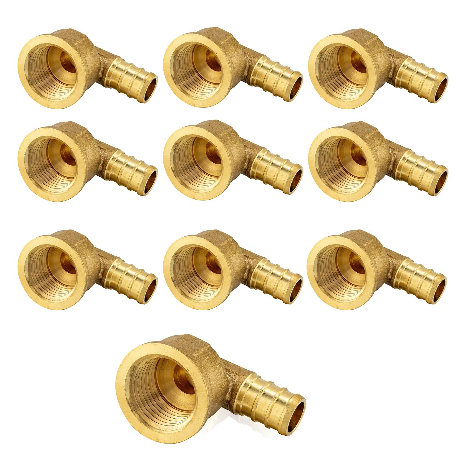 Amazon.com: Seelink (10-Pack) PEX Fittings, Pex 1/2" x 1/2" Female ...