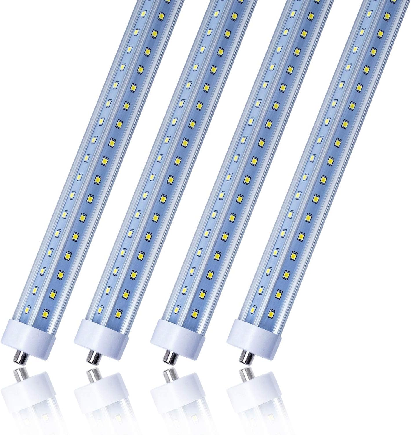 LED Light Tube 8FT, T8 T10 T12 LED Tubes, Dual-End Powered, Ballast ...